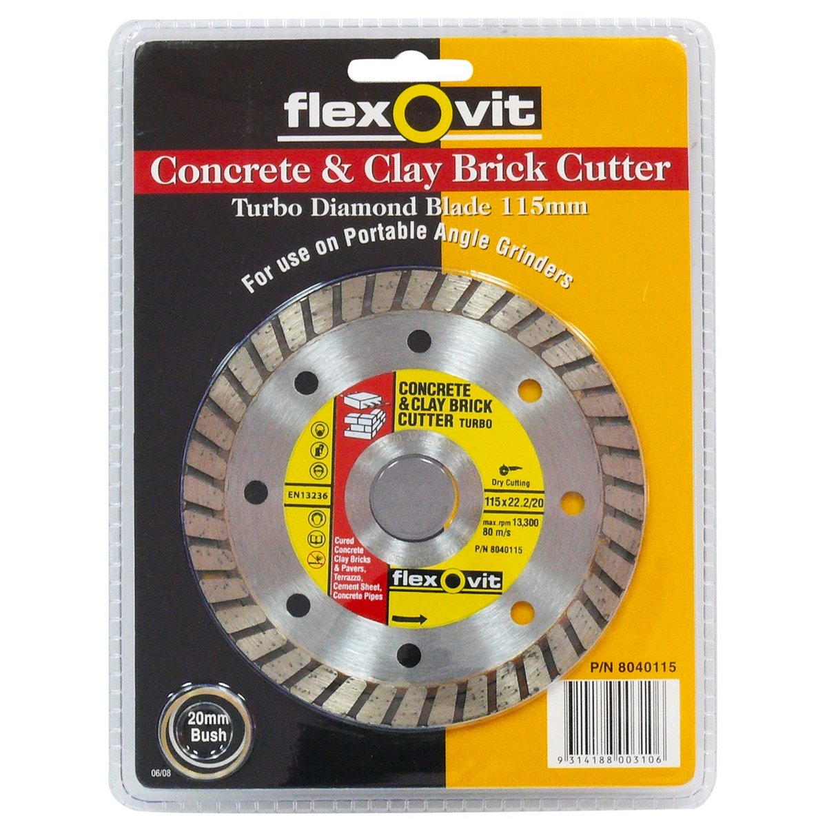 Flexovit 115 x 22mm Concrete And Clay Brick Cutter - Bunnings Australia