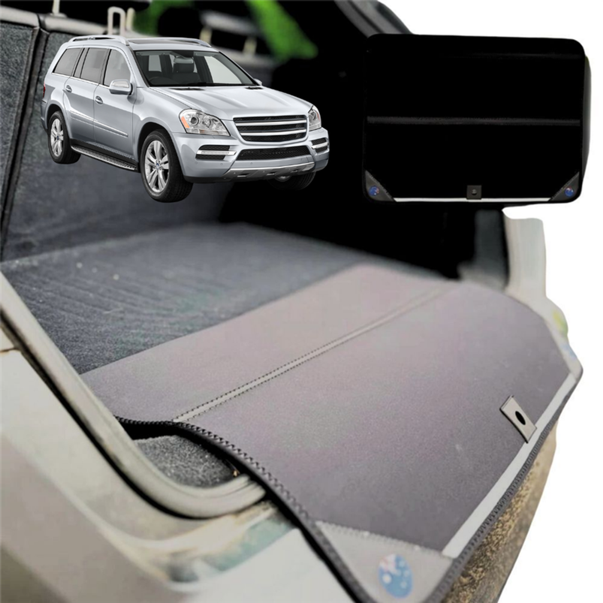 Rear Cargo Boot Bumper Protector for Mercedes-Benz GL-Class 2006 - 2012 ...