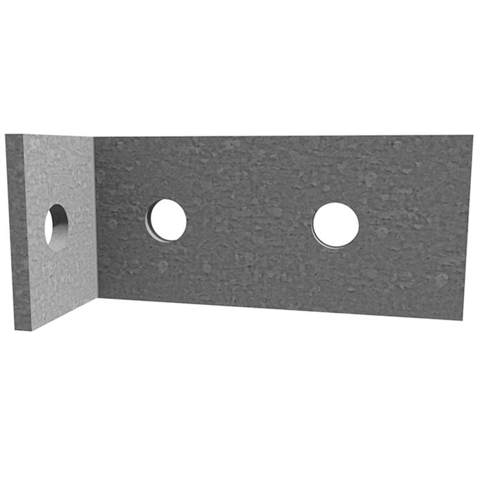 Dunnings 50 x 100 x 50 x 5mm M12 Galvanised Angle Bracket - Bunnings ...