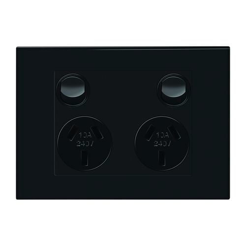 HPM VIVO Double Powerpoint - Grey - Bunnings Australia