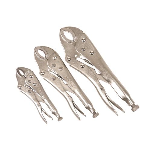 Supatool 3 Piece Locking Pliers Set - Bunnings Australia