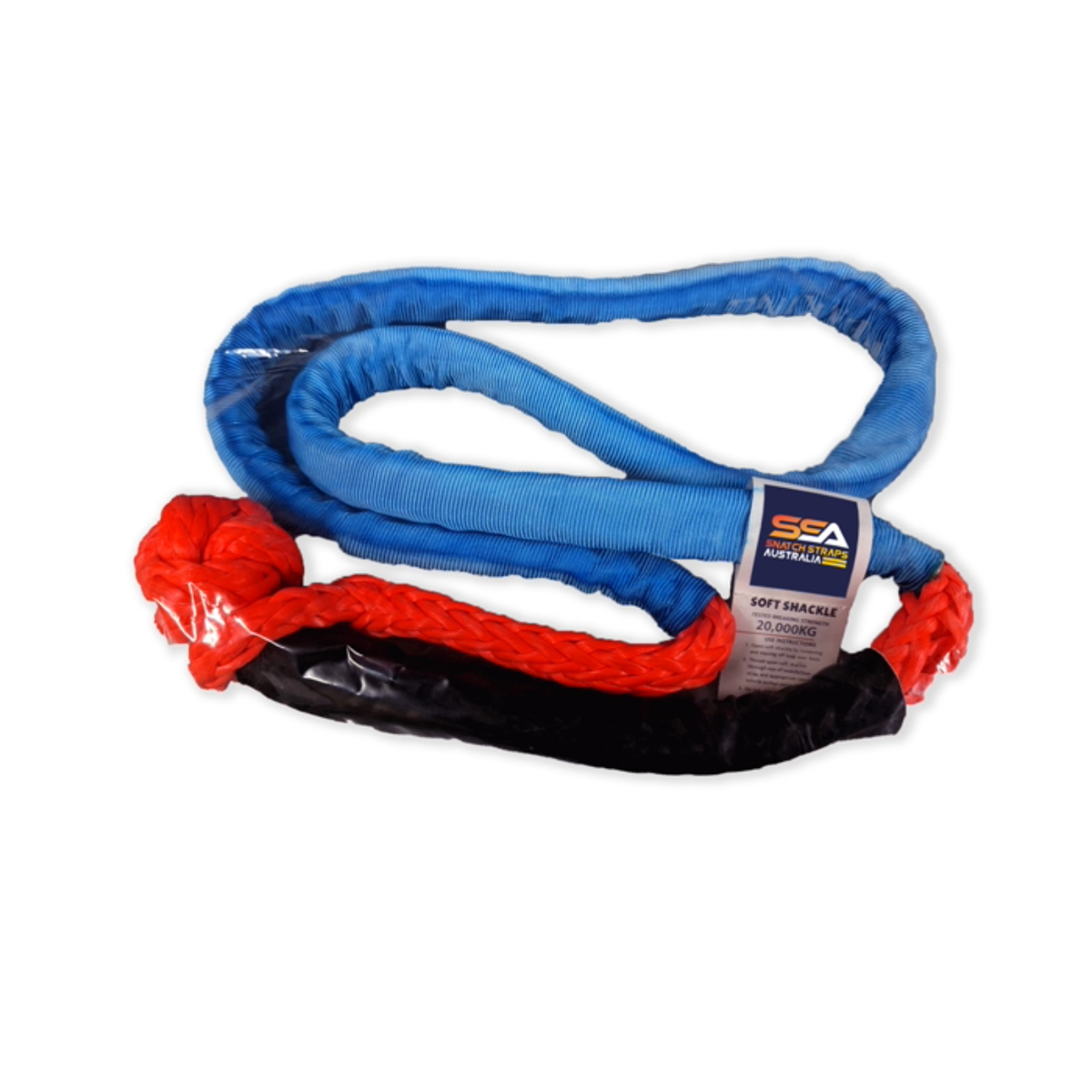 SSA Soft Shackles 20000kg 12mm 2m Blue - Bunnings Australia