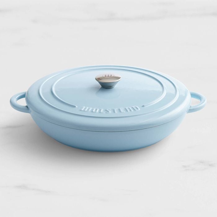 Wolstead Endure Round Enamel Cast Iron Shallow Casserole 30cm - 3.5L ...