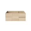 Forme Mont Albert 1200 Wallhung Light Ash Vanity - Right Hand Drawers ...