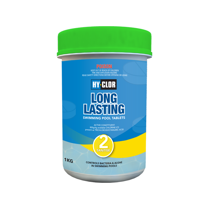 Hy-Clor 1kg Long Lasting Pool Chlorine Tablets - Bunnings Australia