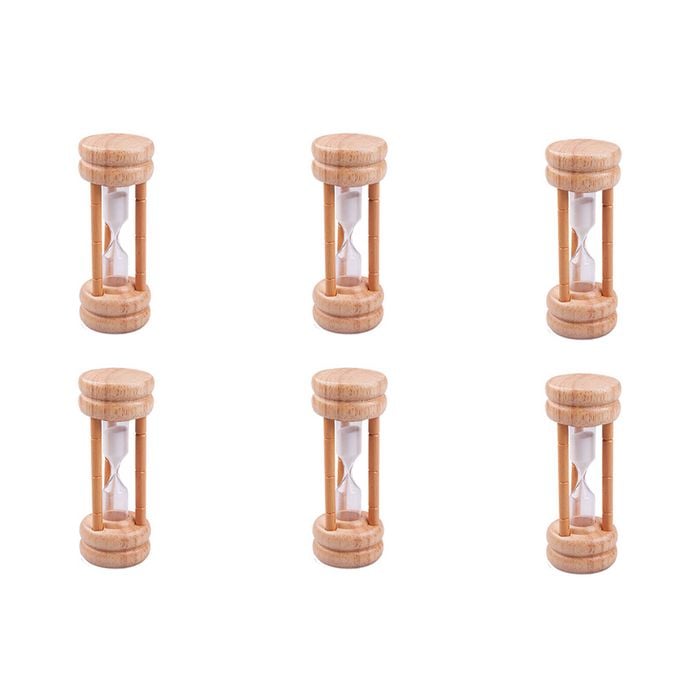 6PK Appetito Natural Wood Egg Timer Home Kitchen Cooking - Bunnings ...