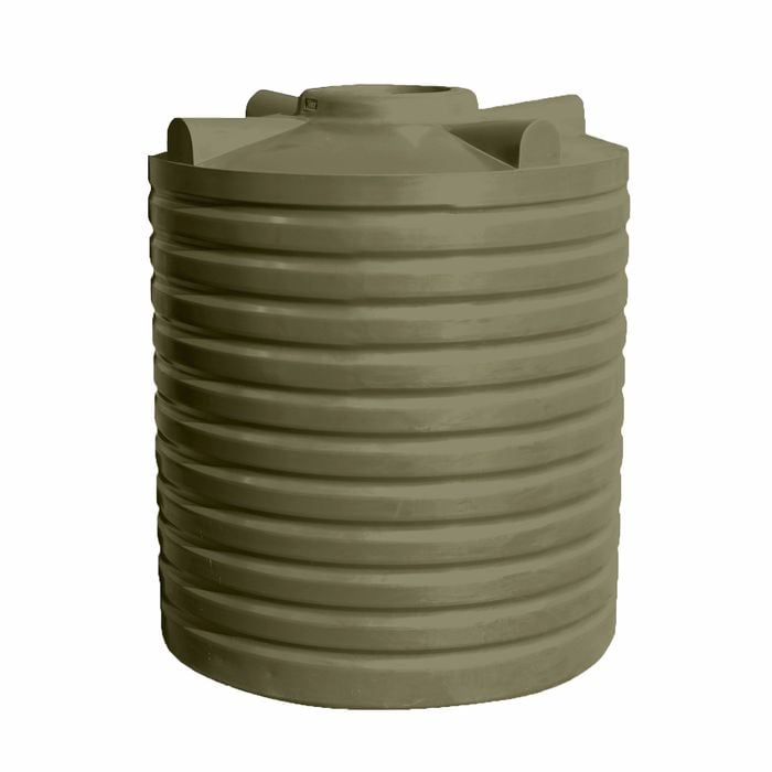 Clark Tanks 2600L Round Poly Water Tank - Dusk - Bunnings Australia