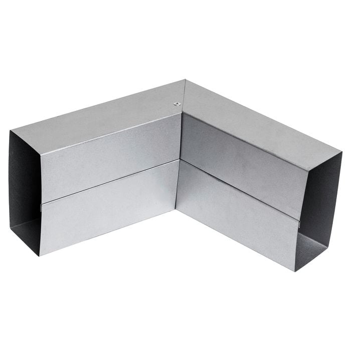 Fielders 100 x 50mm Zincalume Downpipe Elbow - Bunnings Australia