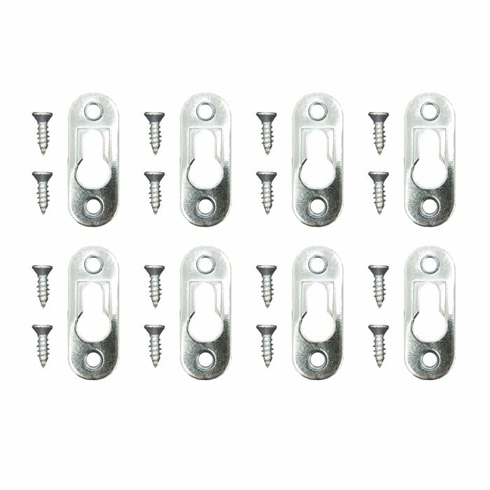 Everhang 10kg Picture Hanging Keyhole Plate - 8 Pack - Bunnings Australia