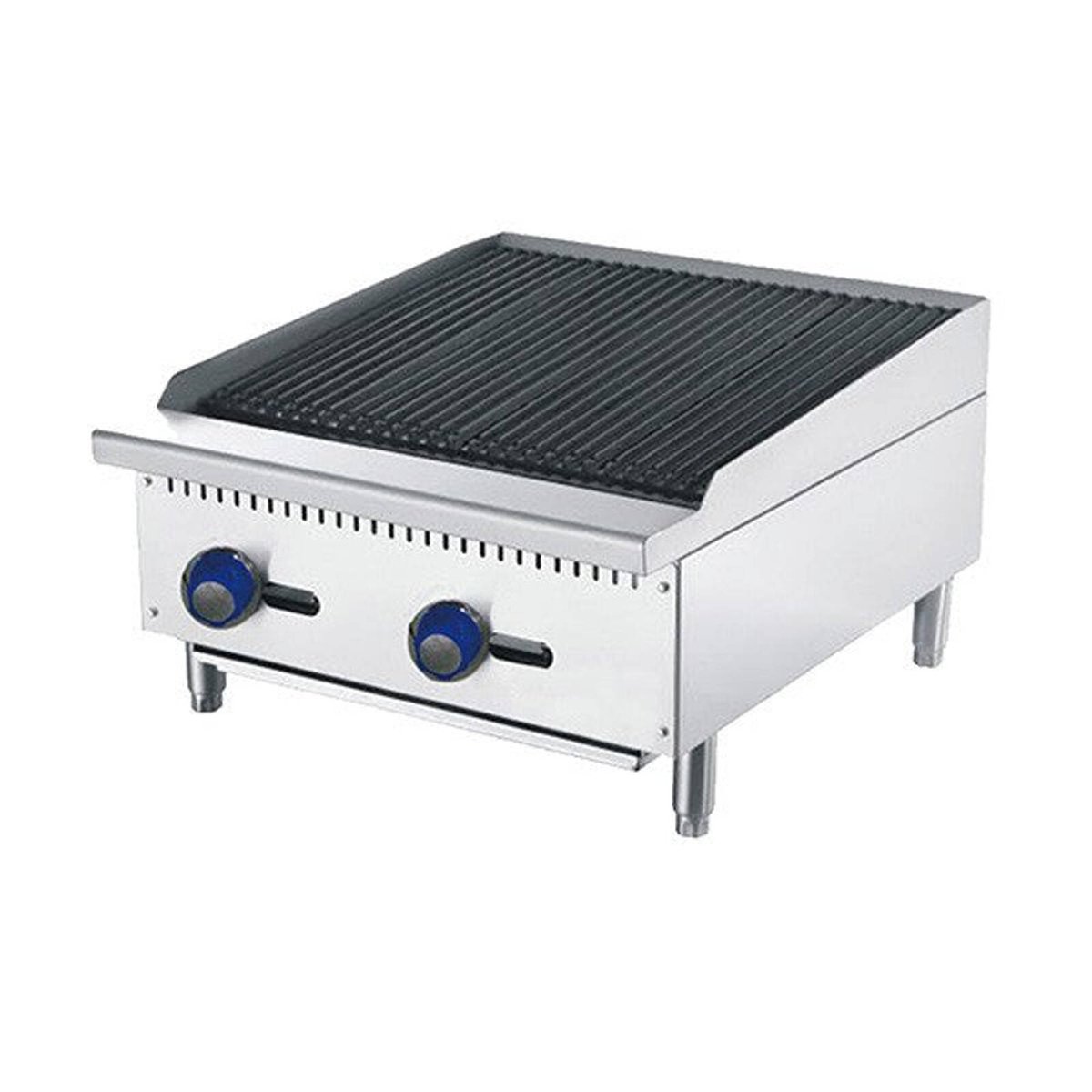 610MM CHAR ROCK BROILER W610 X D700 X H385 COOKRITE ATCB-24-NG ...