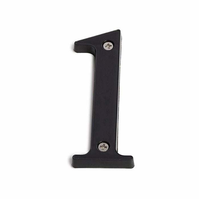 Sandleford 85mm Black Plastic House Number 1 - Bunnings Australia