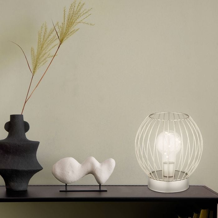 Verve Design Silea Portable Table Lamp - Silver - Bunnings New Zealand
