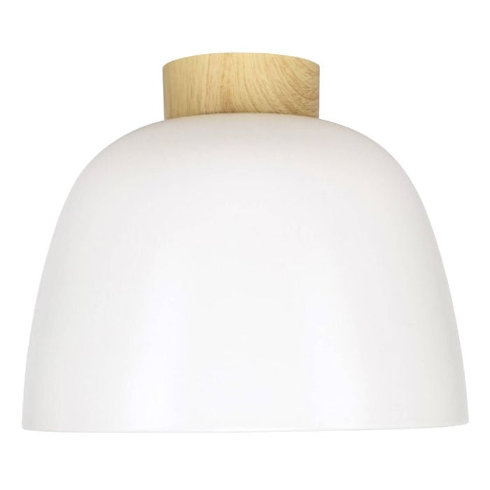 Brilliant Greta 23cm Matt White DIY Install Batten Fix Light Shade ...