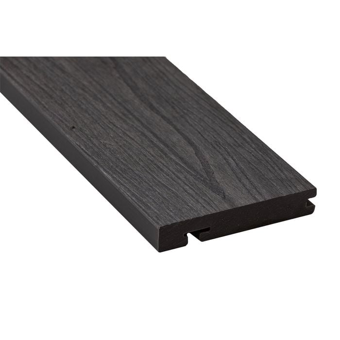 Ekodeck 137 x 23mm 5.4m Ironwood Designer Edge Board Composite Decking ...