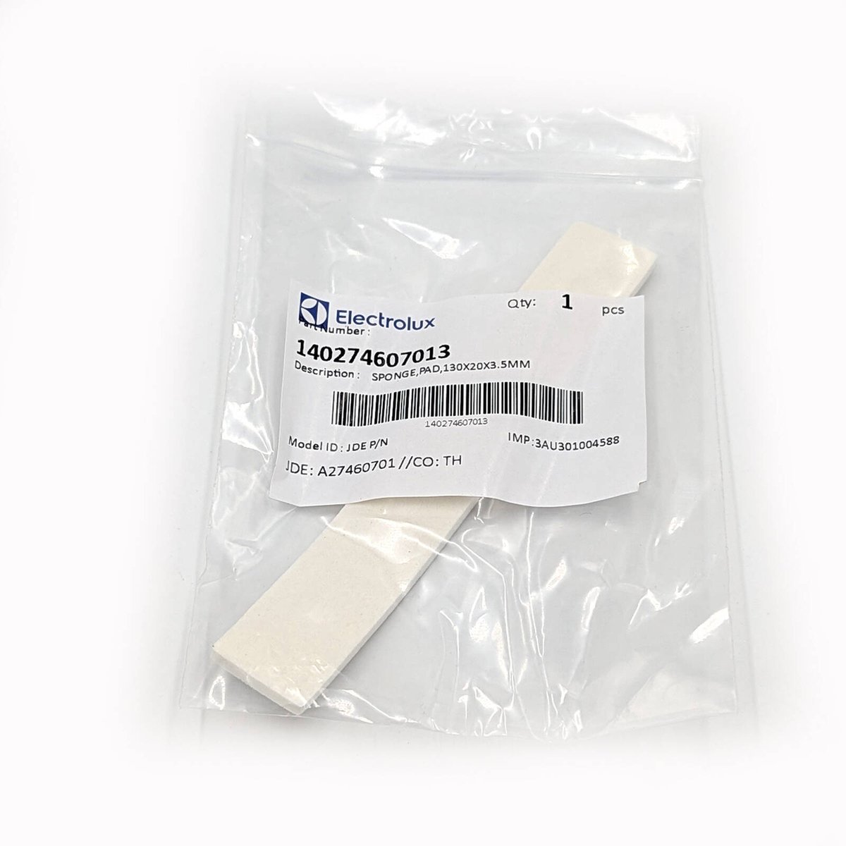Electrolux Fridge Sponge Pad,130 X 20 X 3.5MM 140274607013 - Bunnings ...