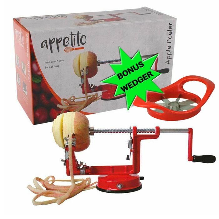 Apple Peeler & Corer W/ Suction Base & Apple Wedger - Bunnings Australia