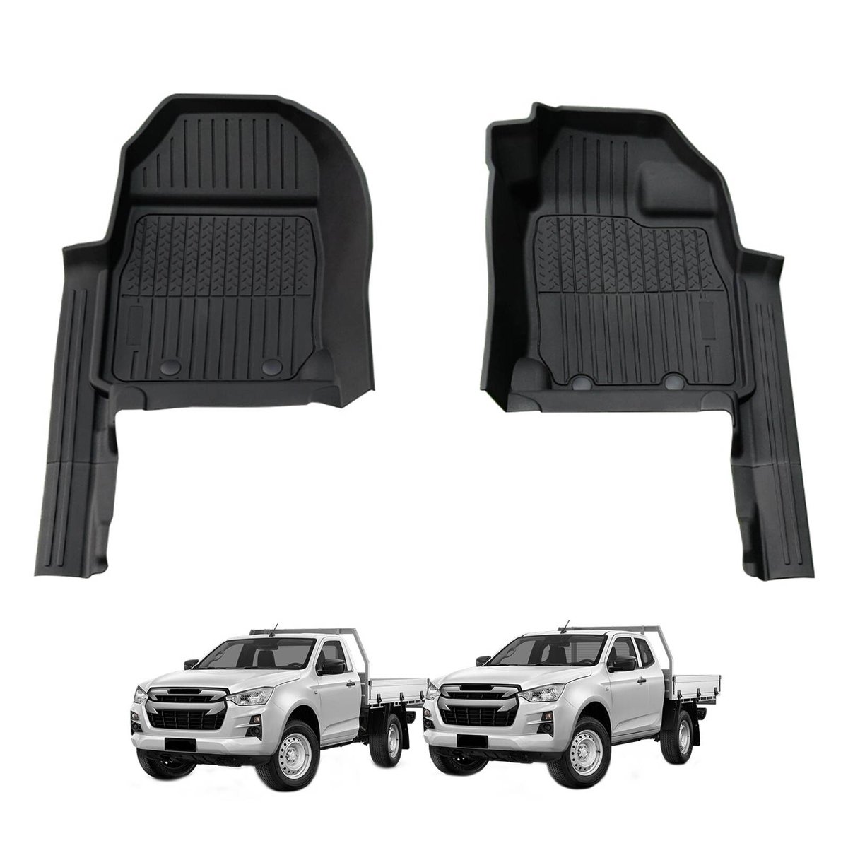 AUSGO 7D Injection Car Floor Mats for ISUZU D-MAX DMAX Single / Extra ...