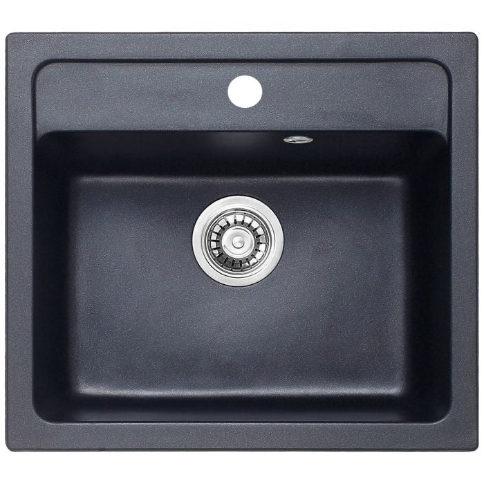 SINX Black Noir Single Bowl Sink 570C - Bunnings New Zealand