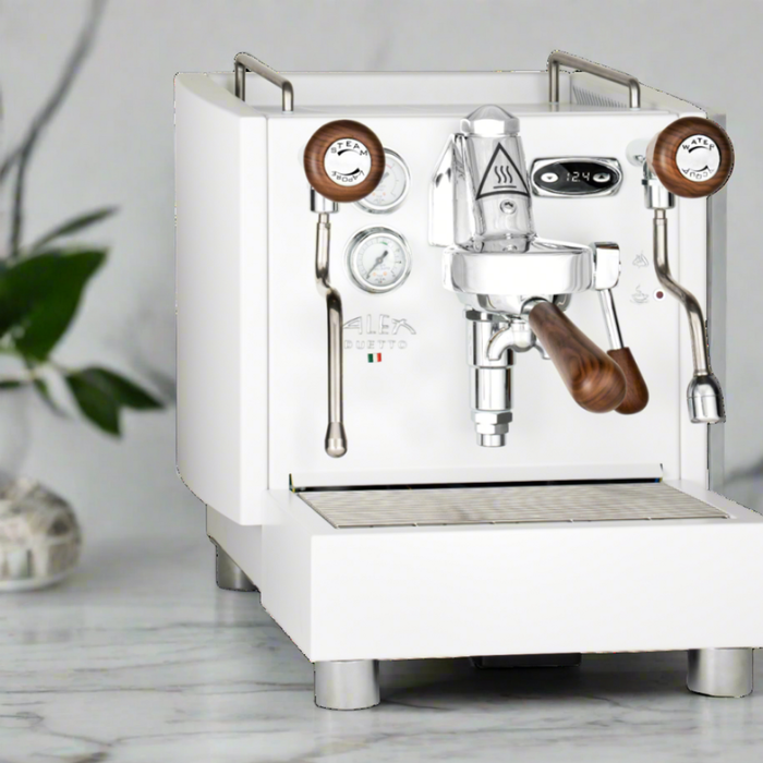 Izzo Alex Duetto IV Plus Coffee Machine Stainless with Walnut ...