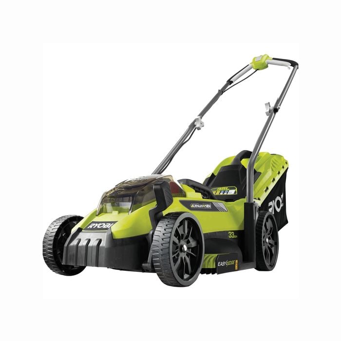 Ryobi 18V ONE 4.0Ah 33cm Cordless Lawn Mower Kit RLM18X33S40 Bunnings Australia