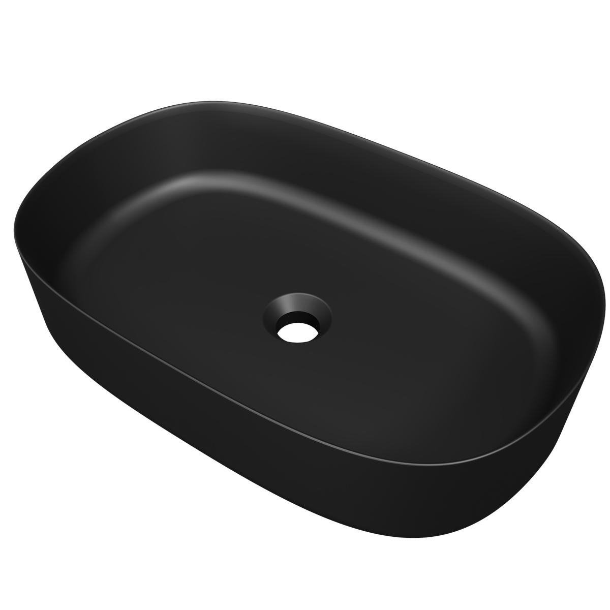 New England Joinery 550mm Black Matt Myrtle Basin - Bunnings Australia