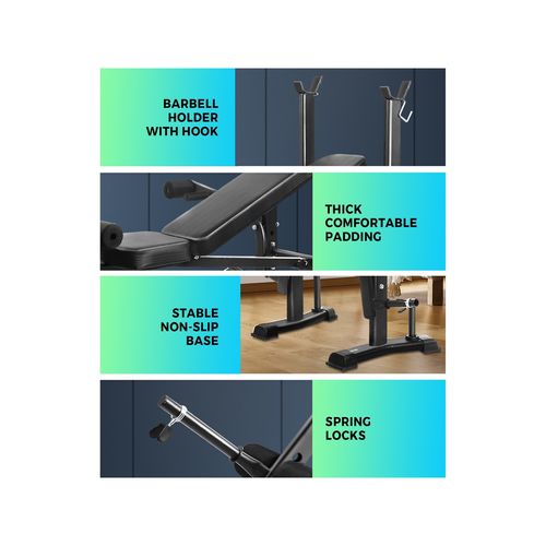 Finex Multi-Station Weight Bench Press - Bunnings Australia