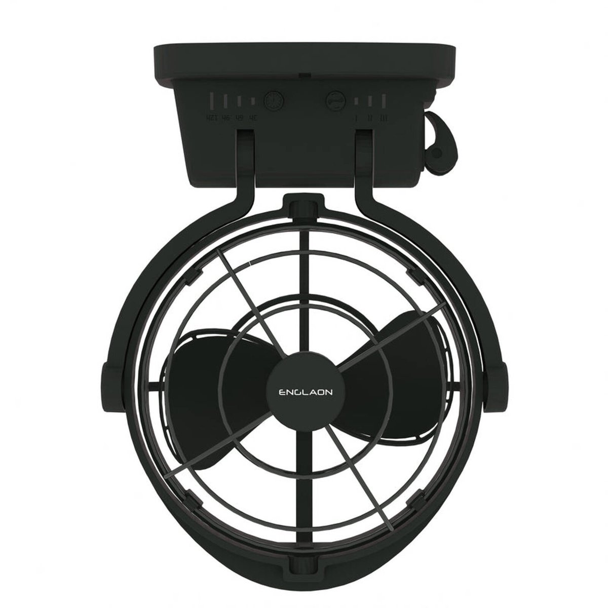 ENGLAON 12V / 24V DC Caravan Fan for Caravan, Black - Bunnings Australia