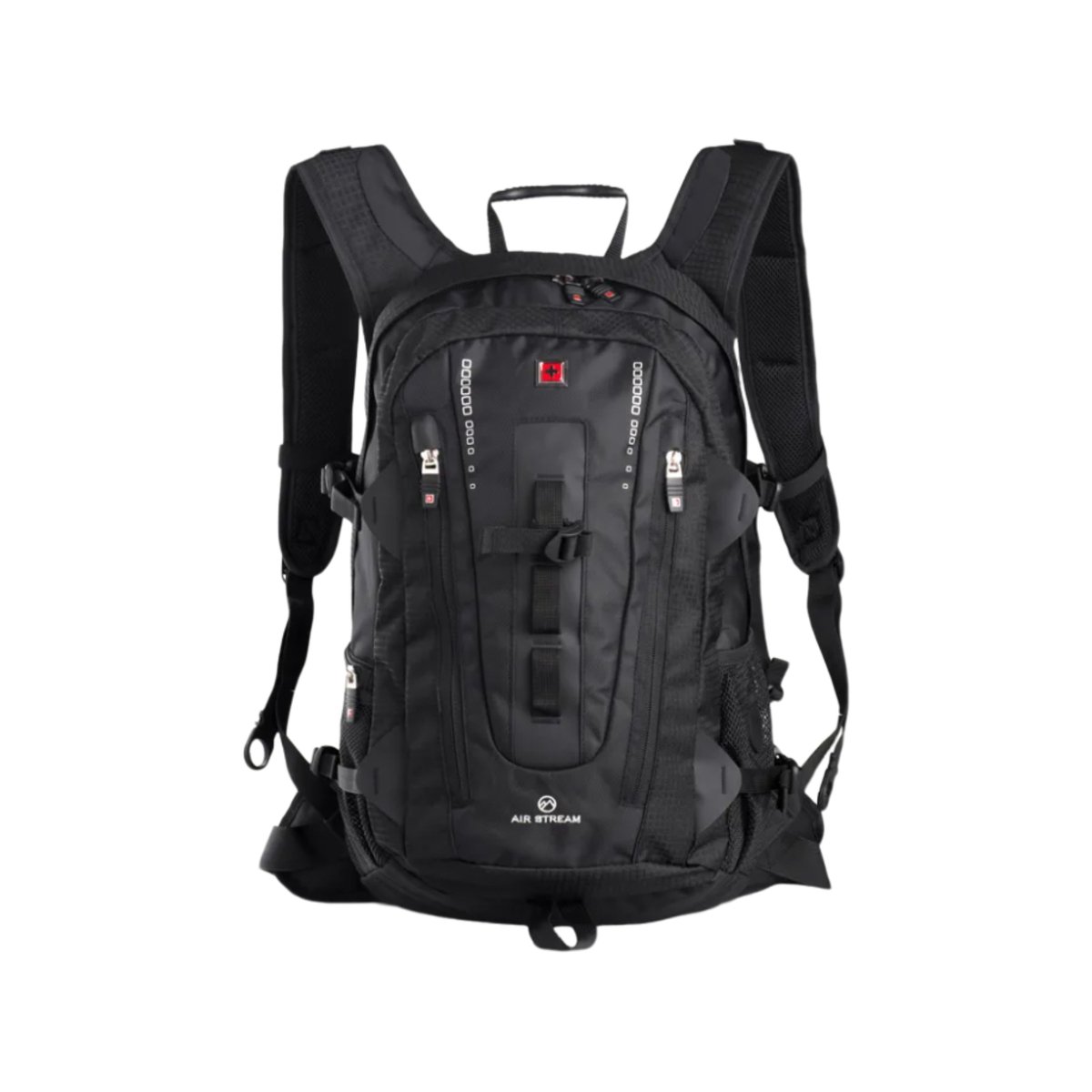 Swisswin Swiss waterproof 15.6" laptop School Travel Backpack Black ...