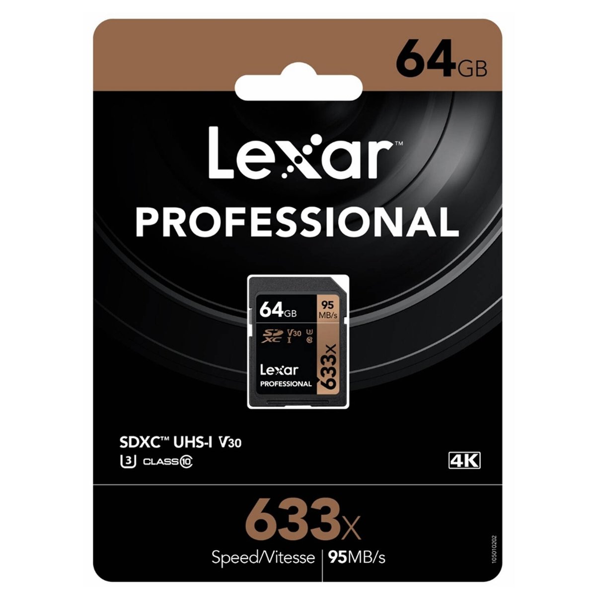 Lexar 64GB SD Card SDXC UHS-I Professional 633x Full HD Camera DSLR TF ...