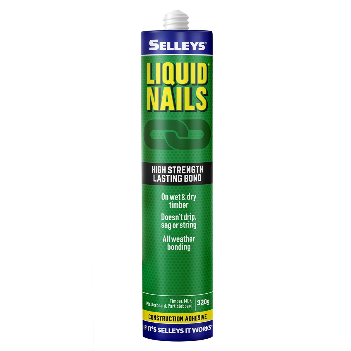 Selleys 320g Liquid Nails Construction Adhesive - Bunnings Australia
