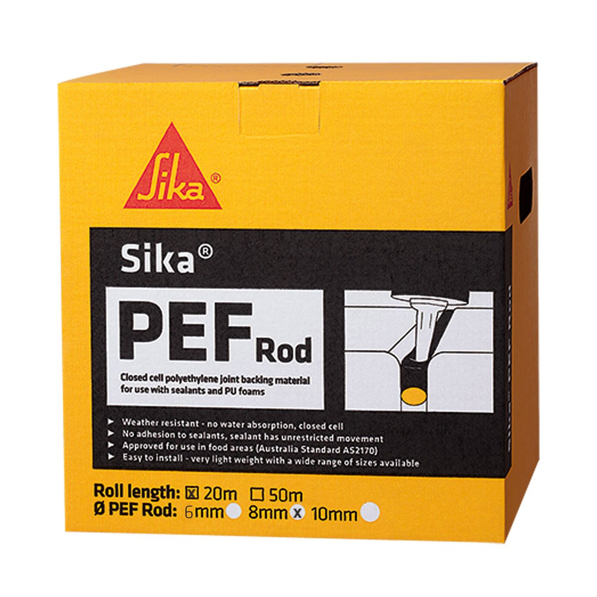 Sika P.E.F Rod 8mm x 20m Roll - Bunnings New Zealand