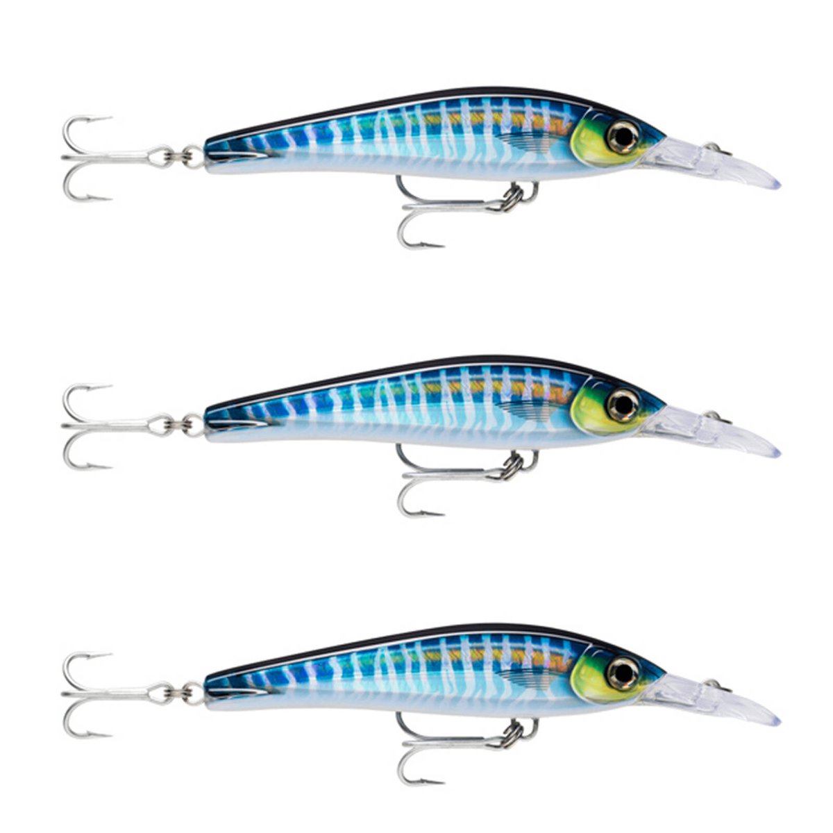3x Rapala 16cm X Rap Magnum Xtreme Shallow Dive Troll Fish Lures - HD ...