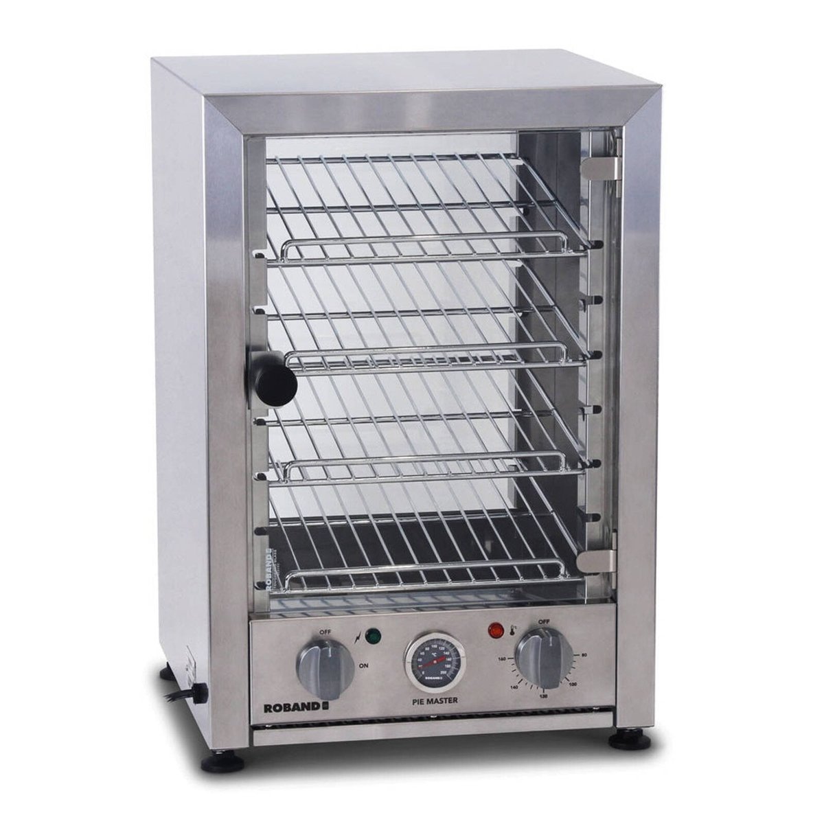 Roband Pie and Food Warmer Hinged Glass Door - 25 Pies - Pie Warmers ...