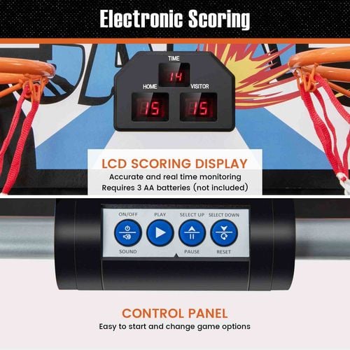 Costway Arcade Basketball Game Double Shoting Machine 4 Players ...