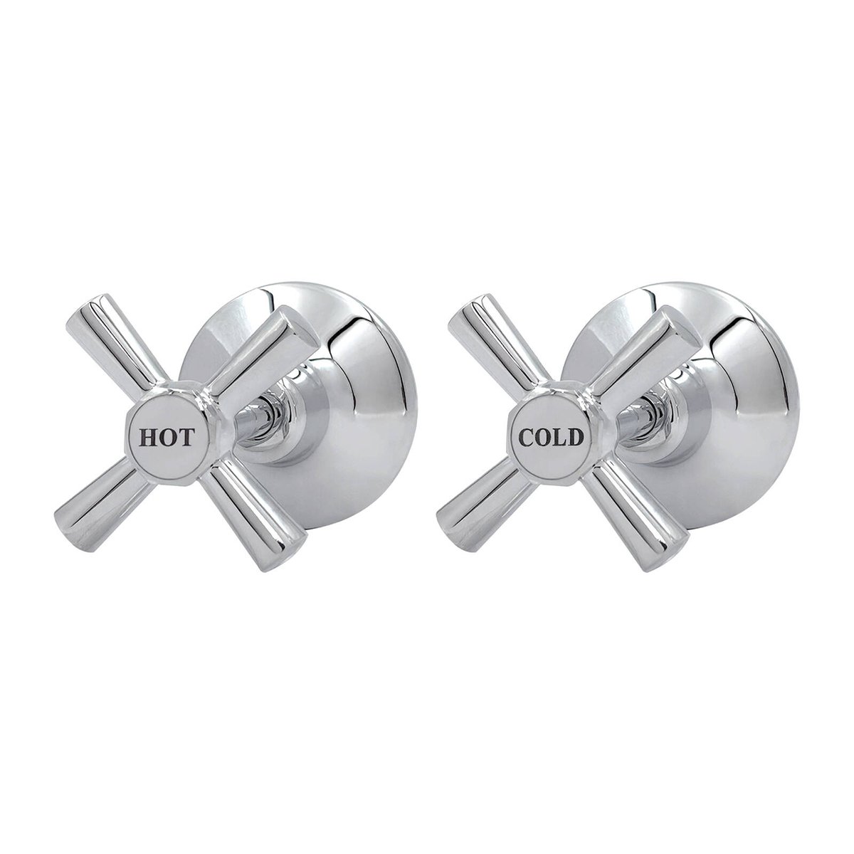 Shaw & Mason Chrome Easy Clean Wall Top Assembly - Bunnings Australia