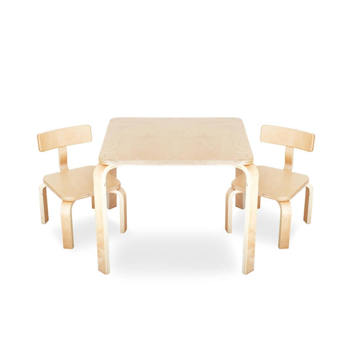 Babyhood Scandi Playing Table & Chairs - Natural - Bunnings Australia