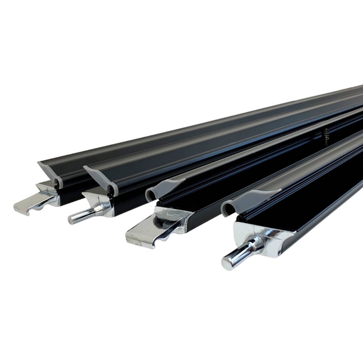 Caravan Anti Flap Kit In Black For Roll Out Awning 2.25-2.4m Medium To ...
