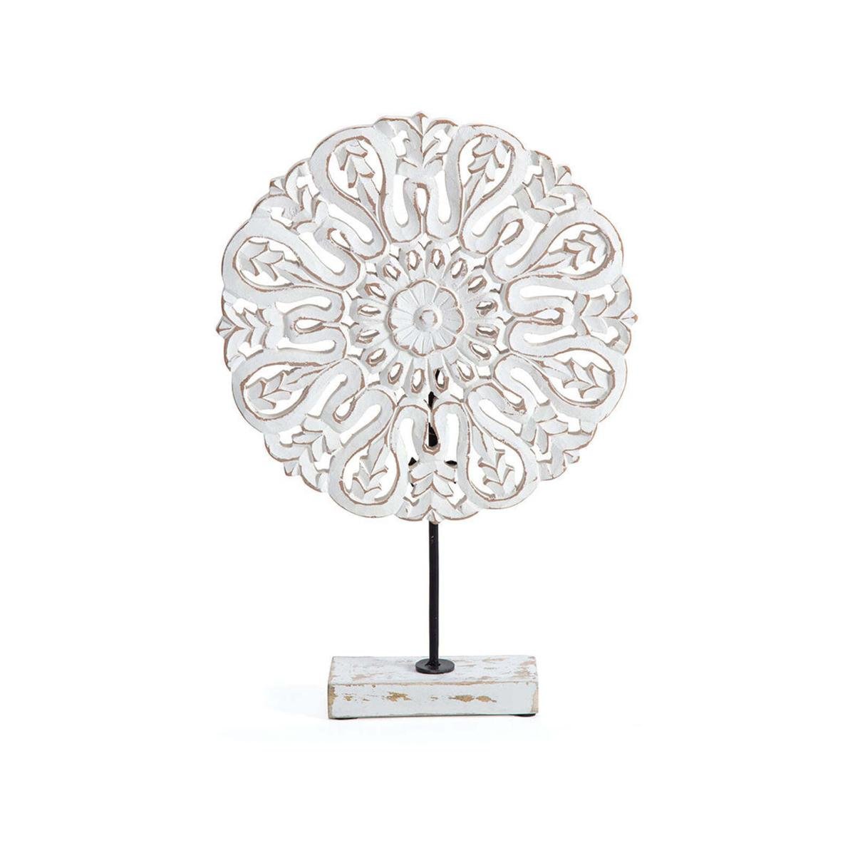 Willow & Silk Mandala Flower Tabletop Plaque Decor - Bunnings Australia