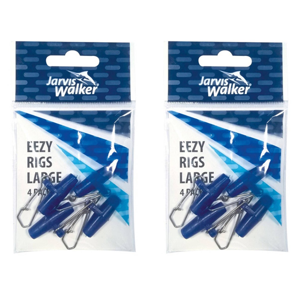 2x 4 Pack of Large Jarvis Walker Eezy Sinker Rigs - Bunnings Australia