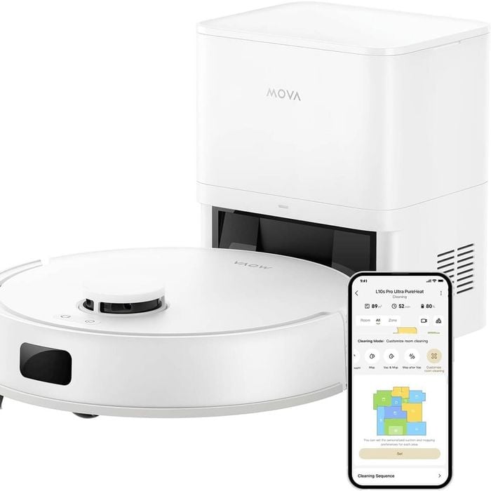 MOVA E20 Plus Robot Vacuum and Mop, Auto-Empty - Bunnings Australia