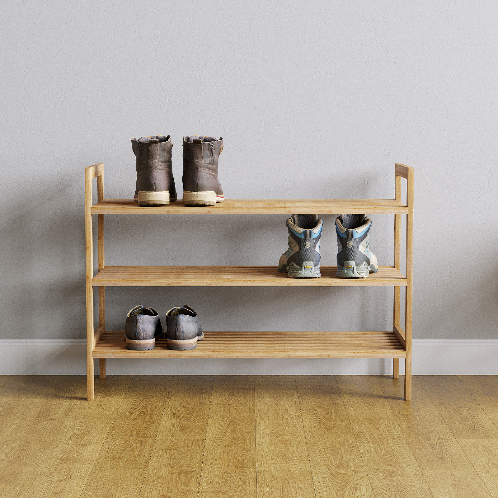 Wooden shoe rack bunnings store