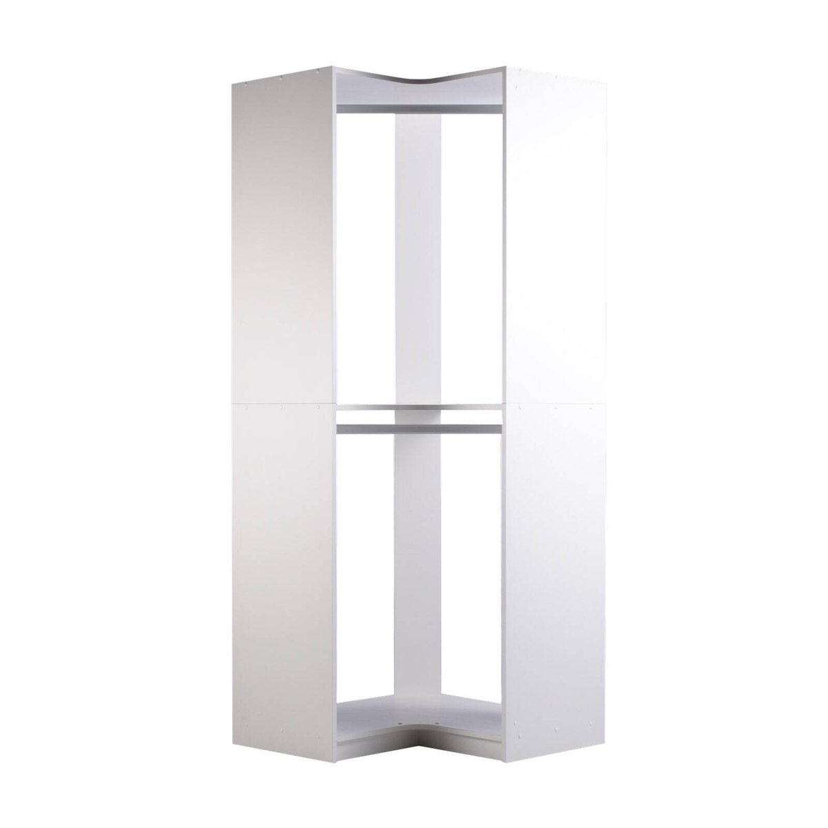 Lugna 1850 x 800 x 450mm White Double Hanging Robe Insert - Bunnings ...