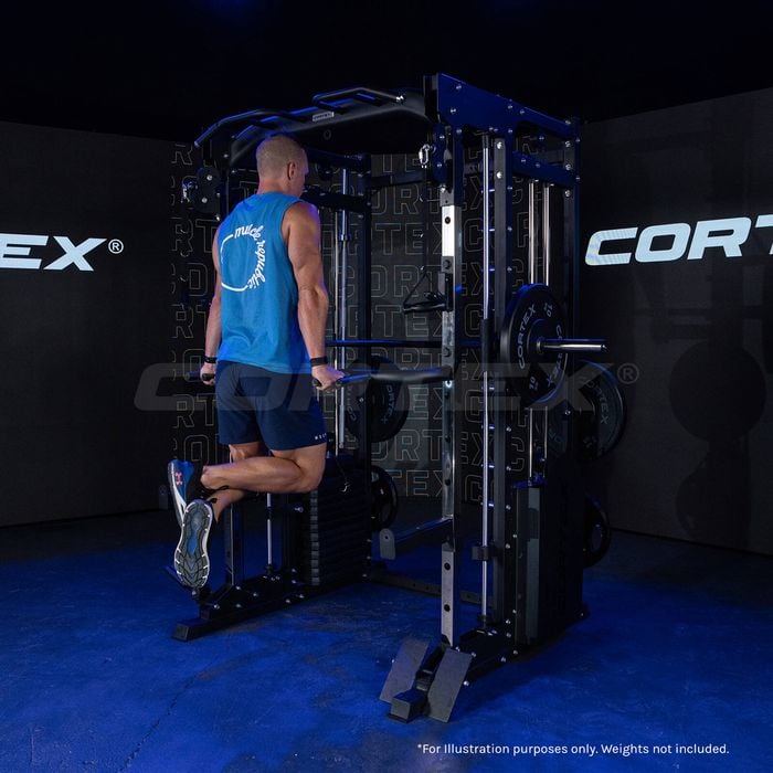 CORTEX SM25 Multi Gym (Dual Stack Functional Trainer, Smith Machine ...