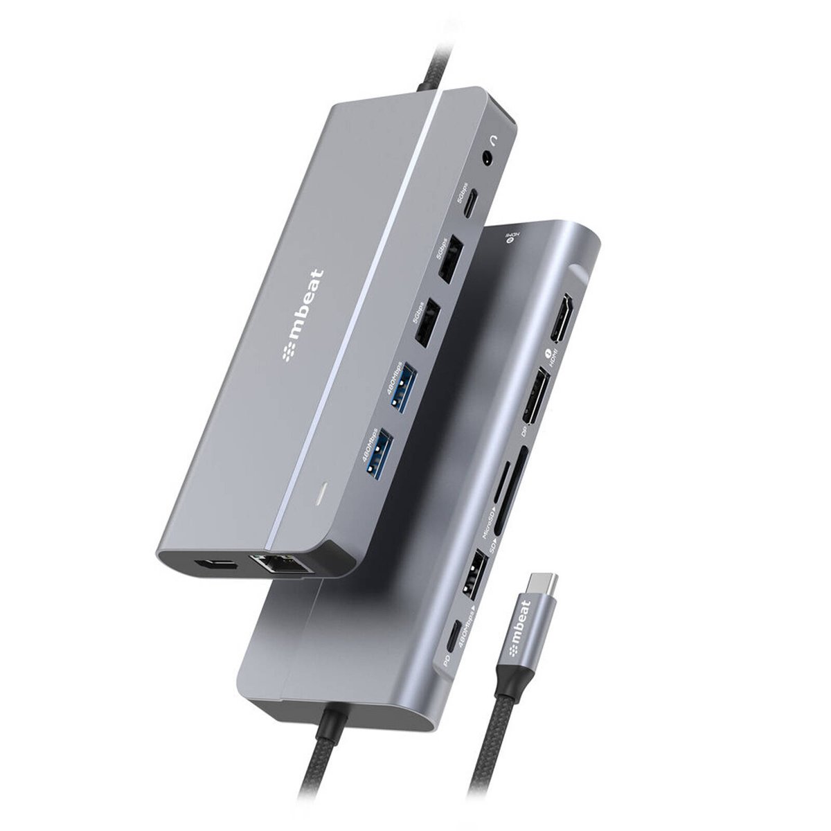 Mbeat Elite X14 Triple 4K Display Support High Speed Multi-Port USB-C ...