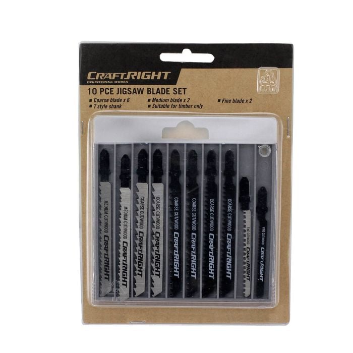 Craftright 10 Piece Jigsaw Blade Set - Bunnings New Zealand