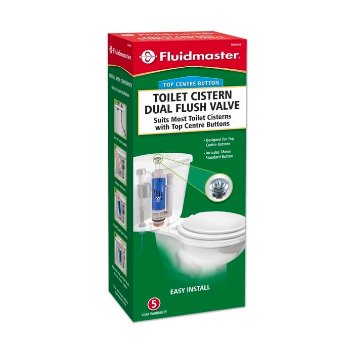 Fluidmaster 38mm Dual Button Cistern Outlet Valve - Bunnings Australia