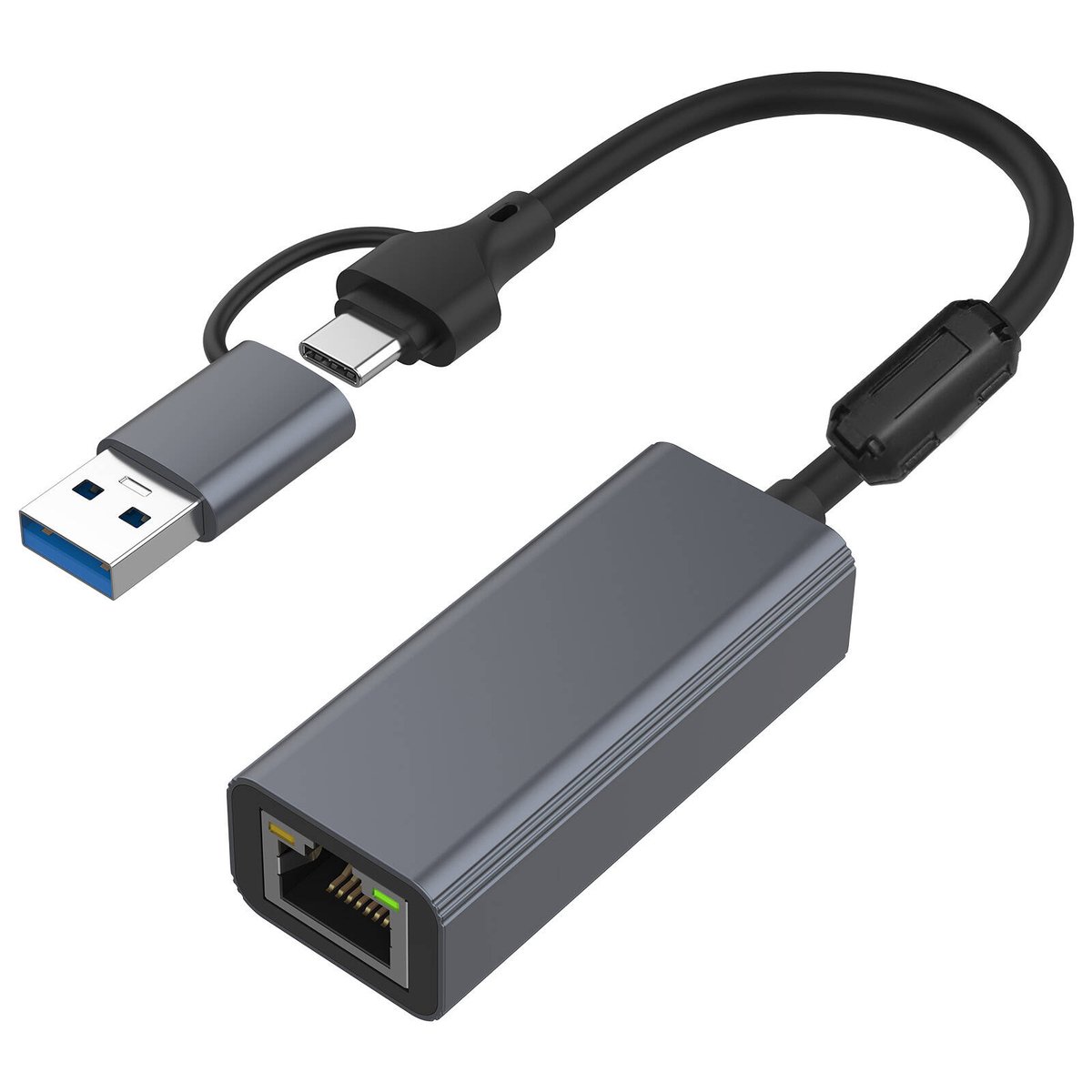 Antsig USB-C / USB-A to Ethernet Adapter - Bunnings Australia