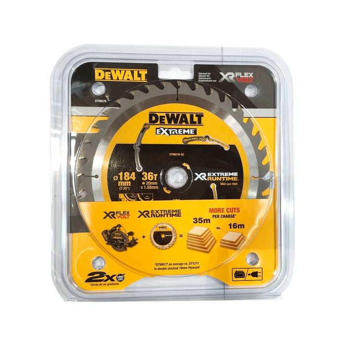 Dewalt circular saw blades 184mm store