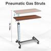 Altus Overbed Table Gas Lift Mechanism Steel Frame Laminate Top - Bunnings Australia