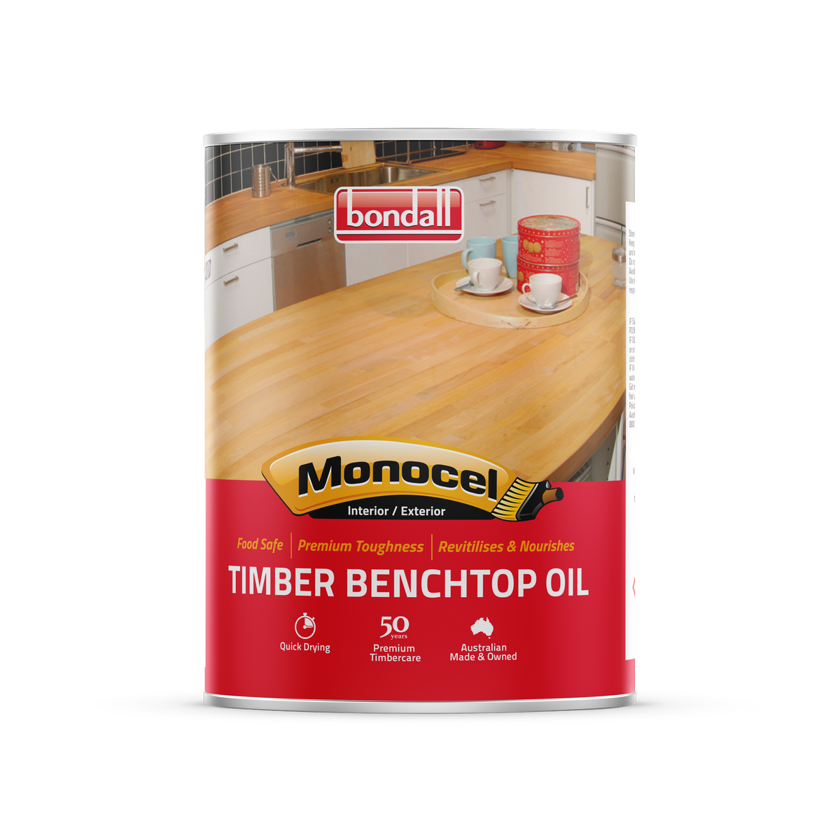 Bondall 500ml Monocel Timber Bench Top Oil - Bunnings Australia